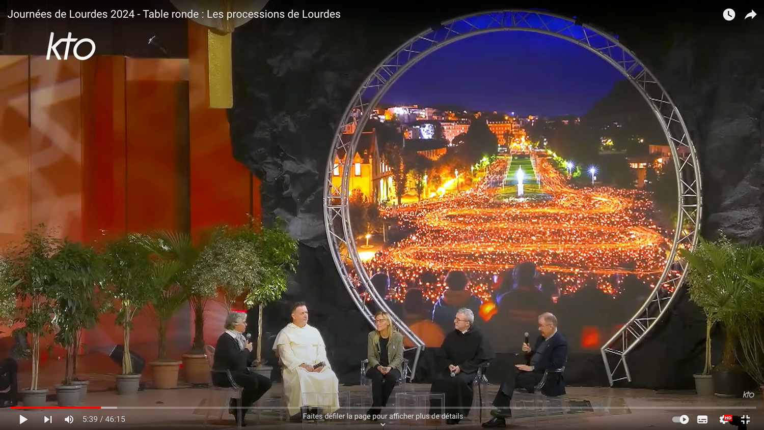 JOURNÉES DE FÉVRIER À LOURDES, REVOIR LA TABLE RONDE DE KTO AVEC LE FR ...